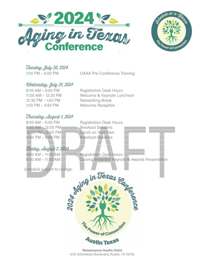 Conference Schedule - Texas Association of Regional Councils