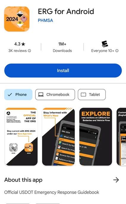 Emergency Response Guidebooks - Texas Association of Regional Councils